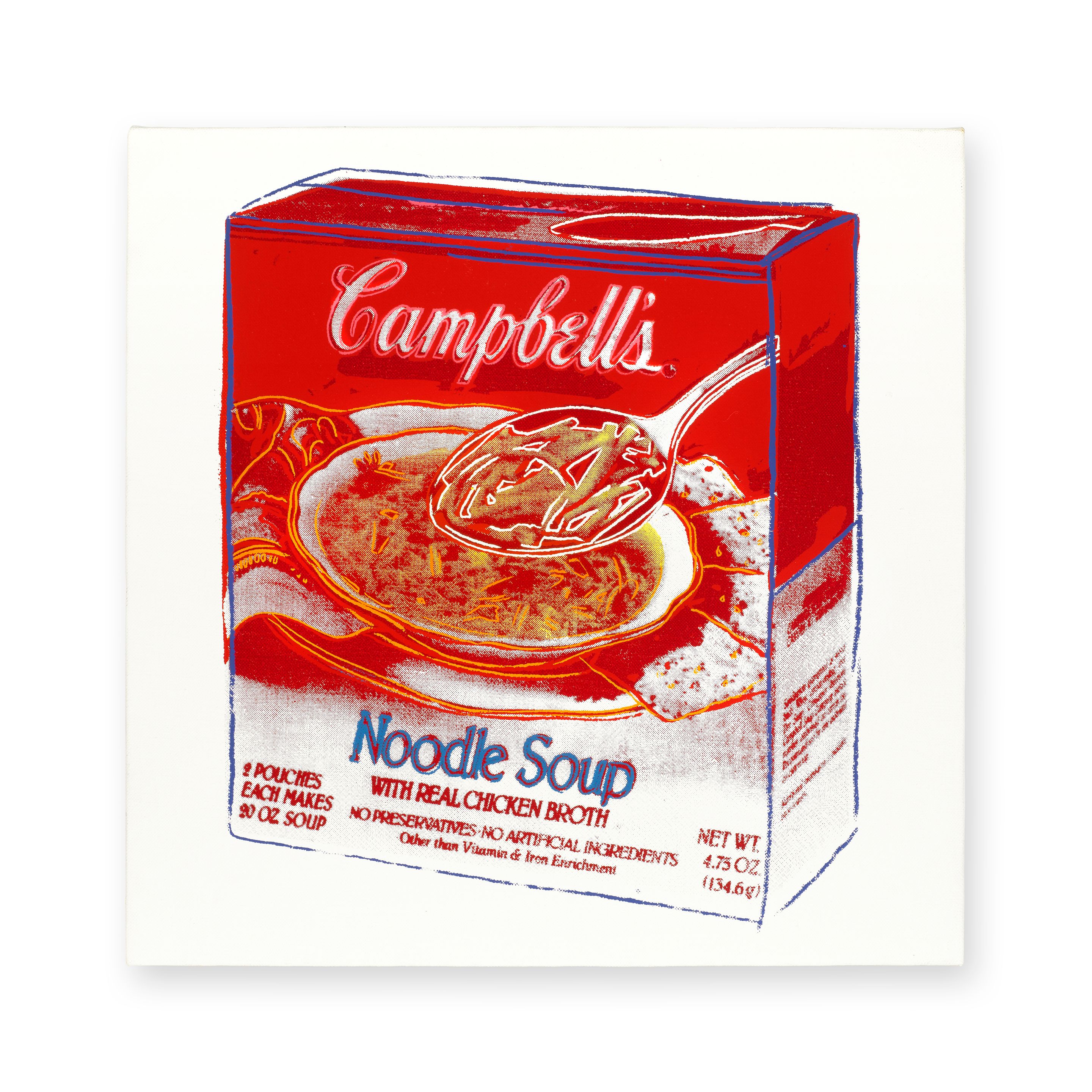 Bonhams : ANDY WARHOL (1928-1987) Campbell's Soup Box (Noodle Soup), 1986