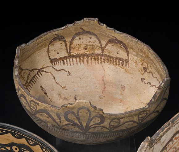 Bonhams : A Zuni polychrome bowl