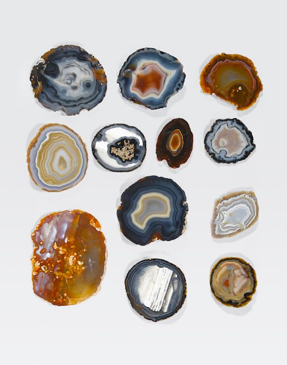 Bonhams : Agate Collection Consisting of 134 Specimens