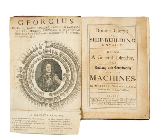 Bonhams : SUTHERLAND, WILLIAM. C.1685-1740. Britain's Glory: or, Ship ...