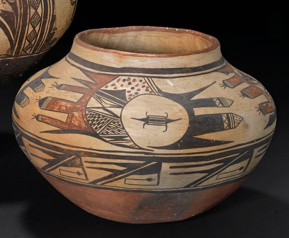Bonhams : A Polacca polychrome jar
