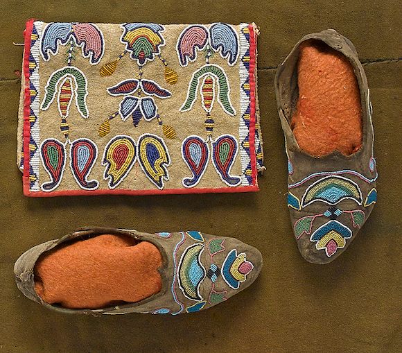 Bonhams : Two Northern Plains beaded items