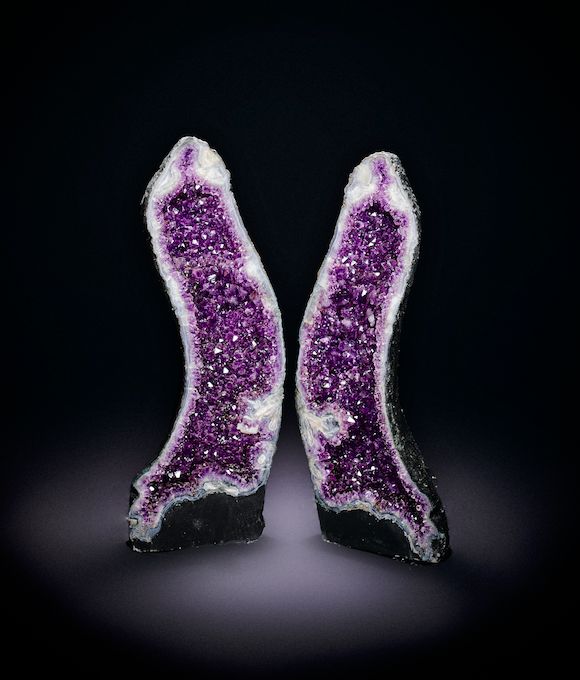 Bonhams : Large Amethyst Geode Split