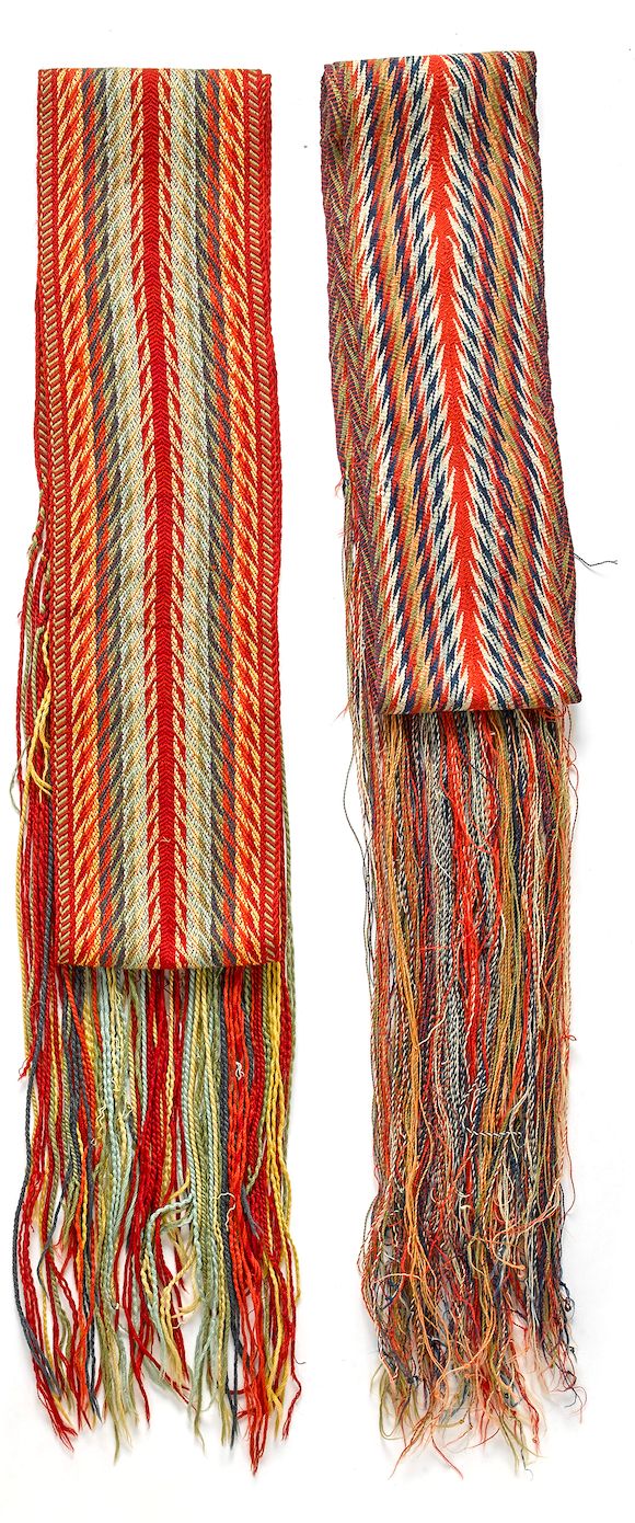 Bonhams : Two Eastern Great Lakes Assomption sashes