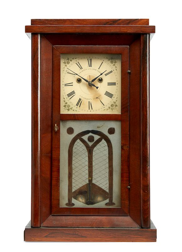 Bonhams : Aaron Dodd Crane's Three-Ball eight-day Mantel Clock Signed ...