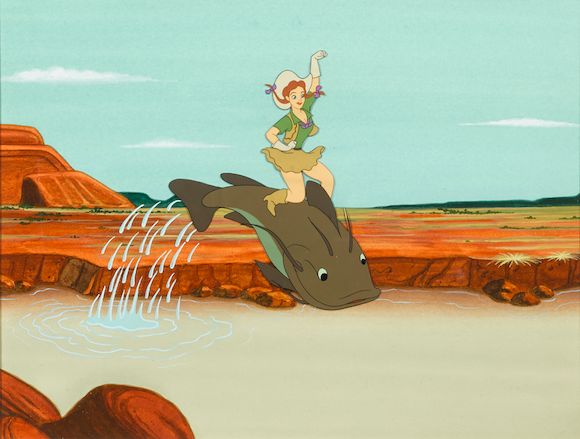Bonhams : A celluloid of Slue-Foot Sue from Melody Time