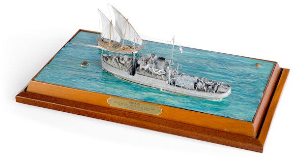 Bonhams : The British Fleet rescue tug H.M.S. Brigand at Aden circa ...