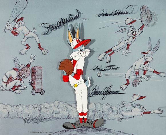 Bonhams : A limited edition celluloid titled "Baseball Bugs"