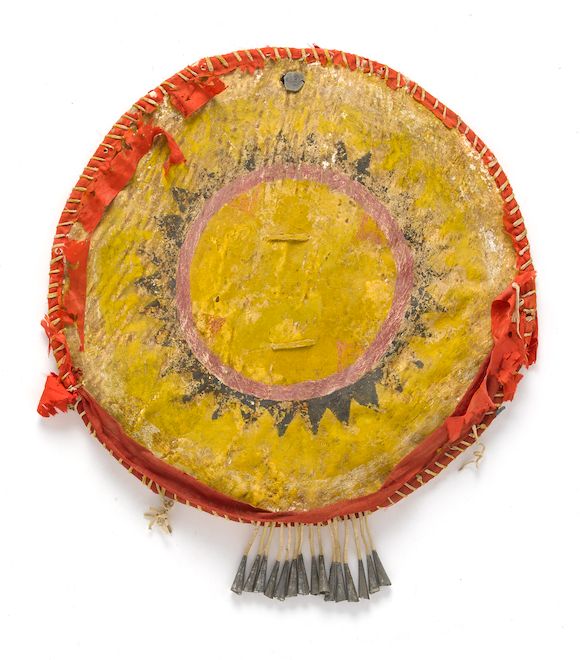 Bonhams : A Mescalero Apache shield
