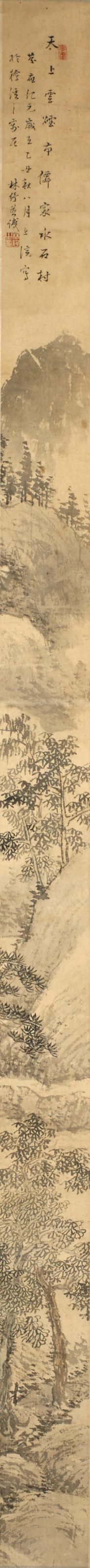 Bonhams : Attributed to Lin Shu (1852-1924) Landscape