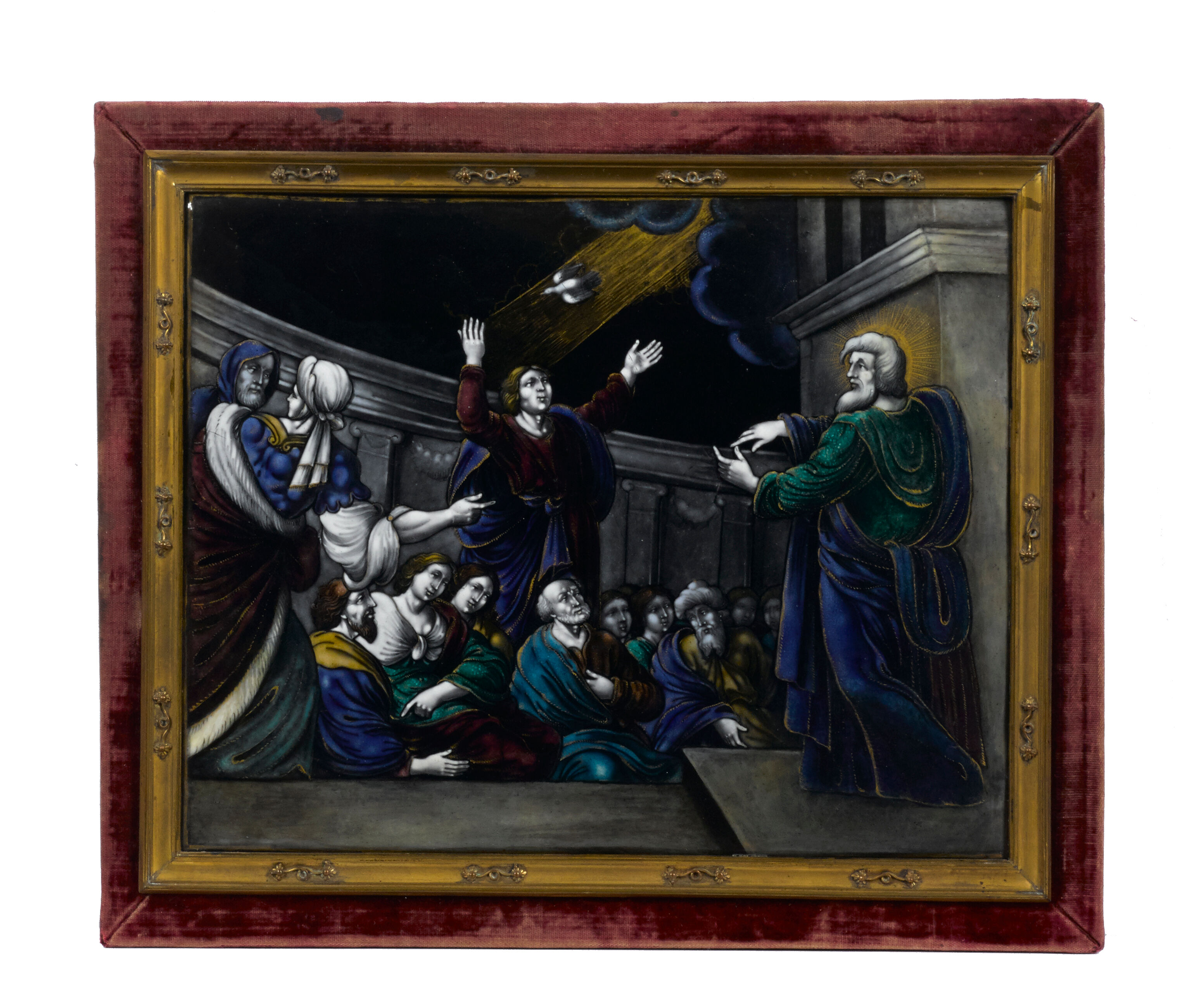 Bonhams : A Limoges enamel panel second half 19th century