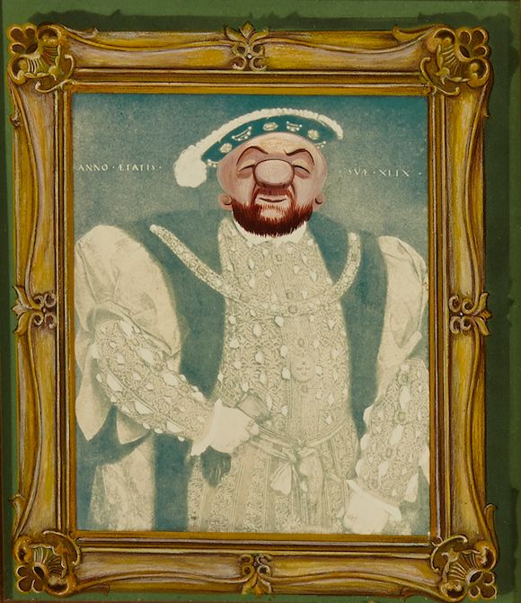 Bonhams : A painting of Mr. Magoo as Henry VIII by Hans Holbein the ...