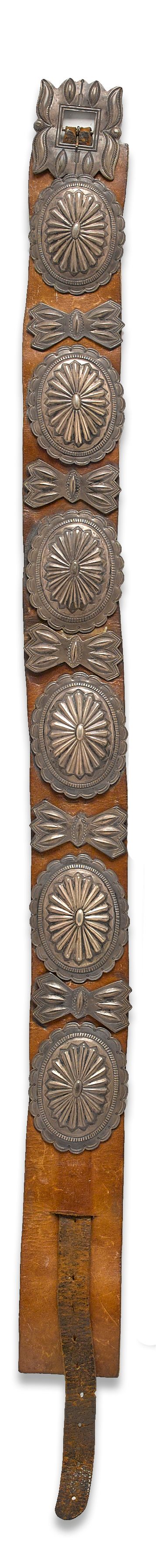 Bonhams : A Navajo concha belt