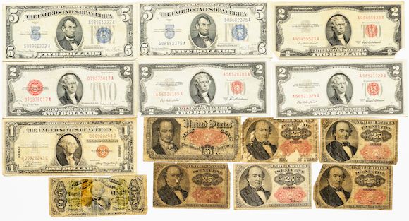Bonhams : U.S. Small Size, Fractional Currency and Foreign Notes