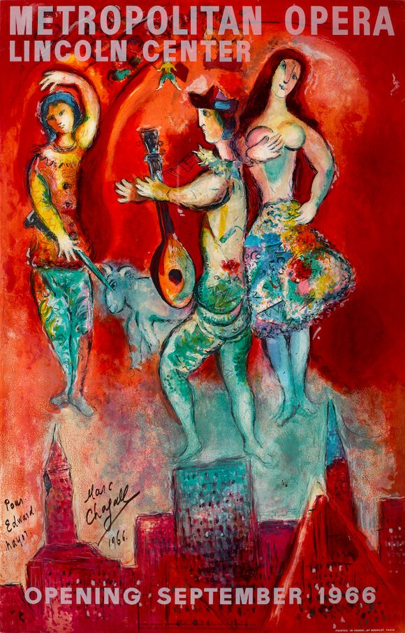 Bonhams : After Marc Chagall (1887-1985); by Charles Sorlier Carmen;