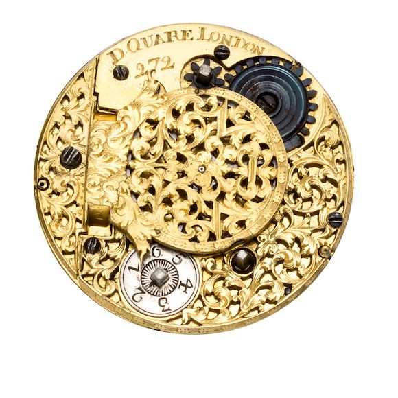 Bonhams : Daniel Quare, London. A silver pair case verge alarm watchNo ...