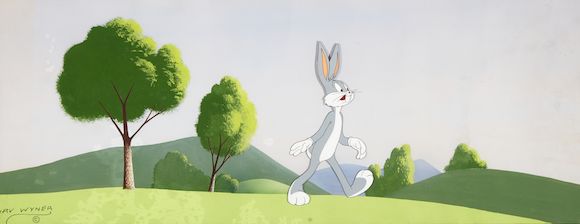 Bonhams : A celluloid of Bugs Bunny from 14 Carrot Rabbit