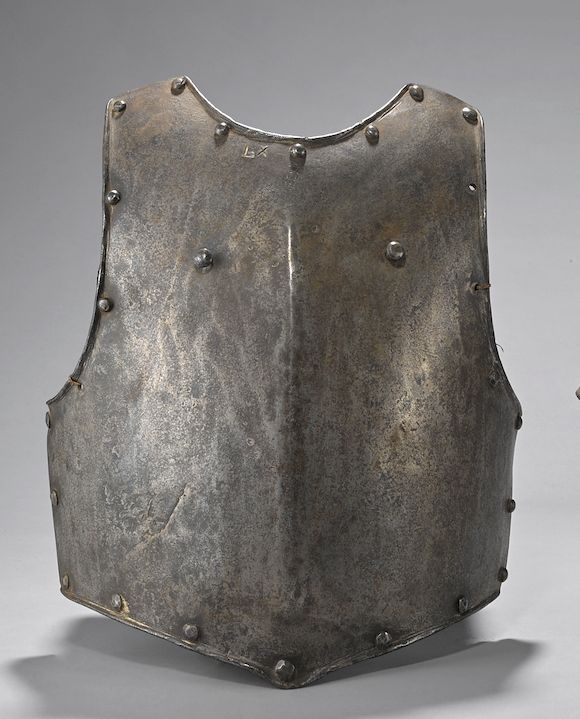 Bonhams : A Swedish breastplate 17th century