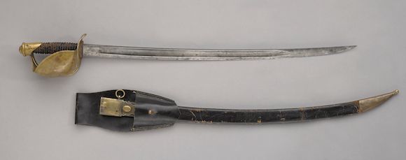 Bonhams : A U.S. Model 1860 naval cutlass