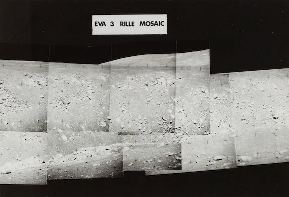 Bonhams : APOLLO 15 VIEWS THE WESTERN WALL OF HADLEY RILLE EXTENSIVE ...