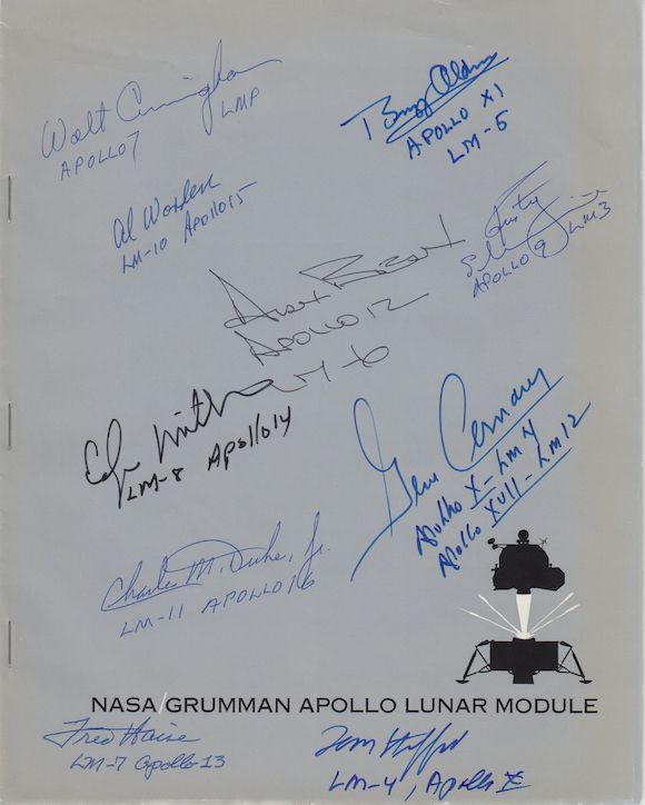 Bonhams : LUNAR MODULE INTERNAL COMPONENTS BROCHURE INCLUDES ASTRONAUT ...