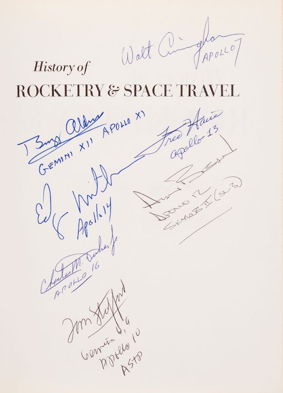 Bonhams : ONE OF WERNHER VON BRAUN'S MOST FAMOUS BOOKS VON BRAUN ...