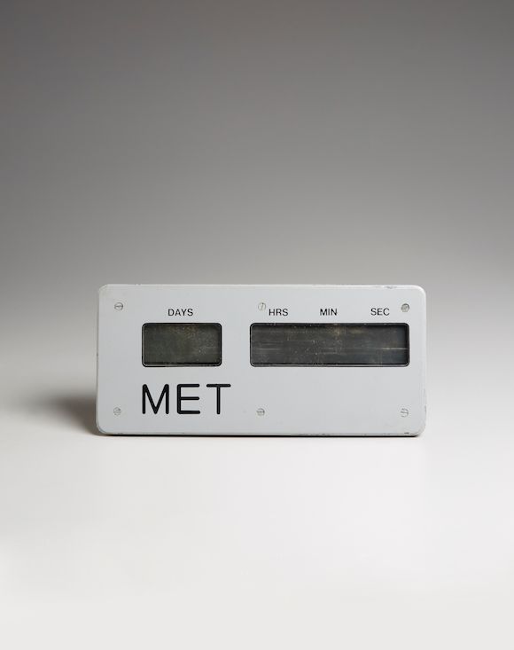 Bonhams : SPACE SHUTTLE SIMULATOR MISSION ELAPSED TIME PANEL
