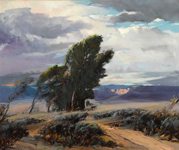 Bonhams : Fitch Burt Fulton (American, 1879-1955) Abating Storm 32 x ...