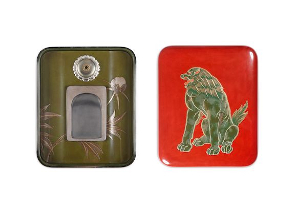 Bonhams : Yukiteru Tetsuo (1900-1970) A lacquer suzuribako (writing box ...