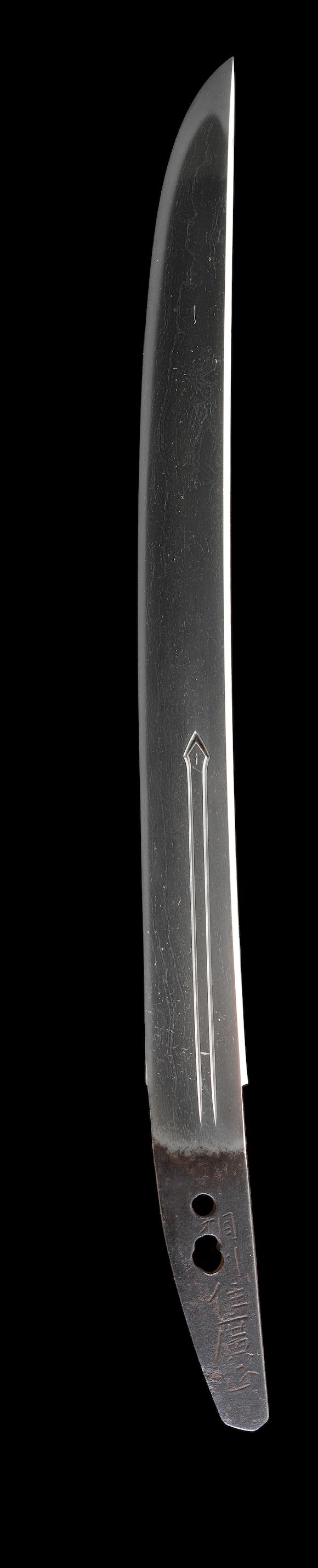 Bonhams : A later Soshu tanto with mounts The blade by Soshu Hiromasa ...