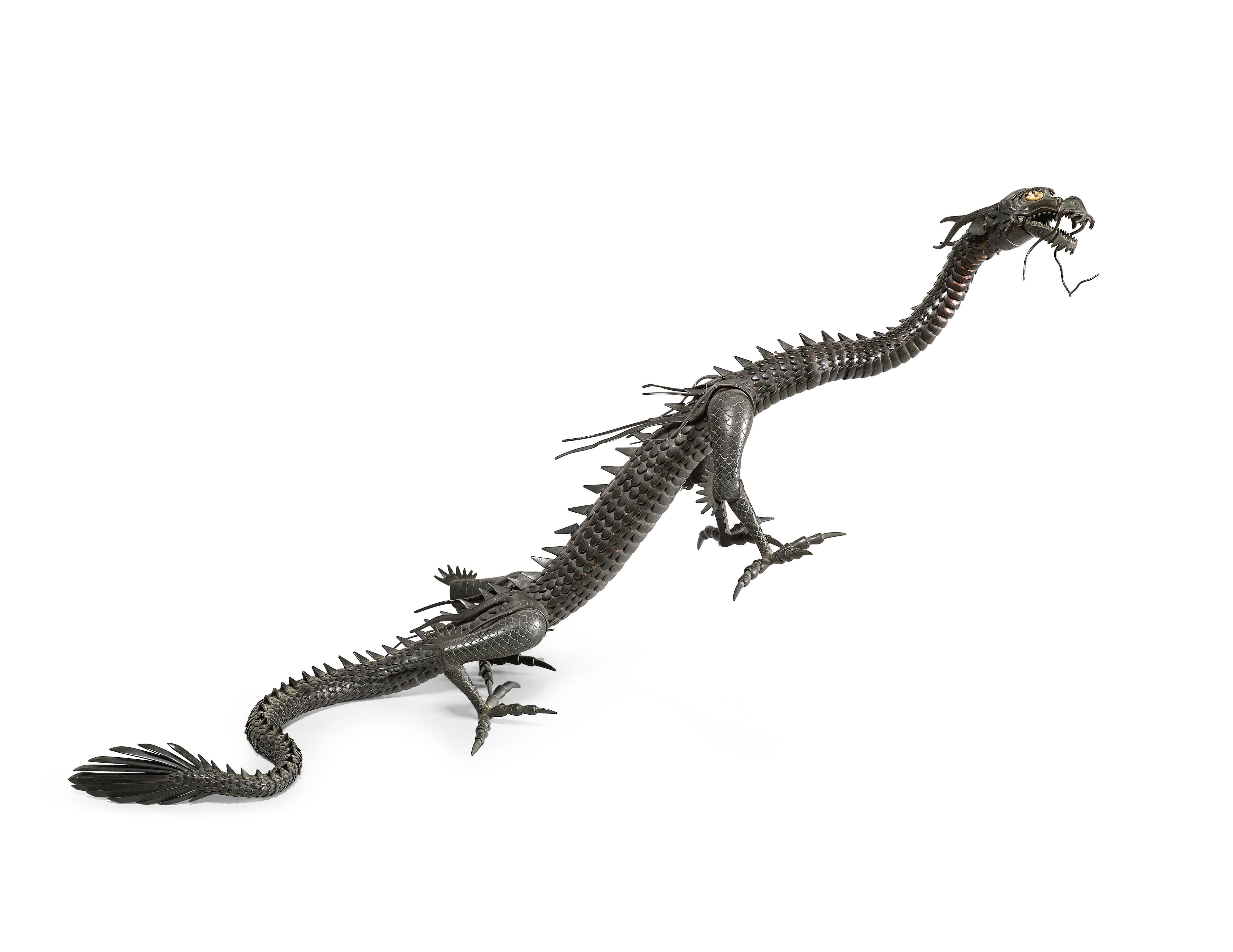Fully Articulated Dragon Sculpture | BozThx Presents