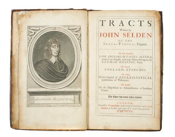 Bonhams : SELDEN, JOHN. Tracts written by John Seldon of the Inner ...