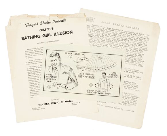 Bonhams : MAGIC--ARCHIVE. A group of over 50 magic tricks, mid-1940s ...