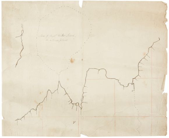 Bonhams : Colonial Massachusetts: Maine Coastline near Fort Pownall ...