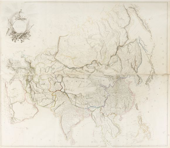 Bonhams : ARROWSMITH, AARON. 1750-1823. Asia. London: A. Arrowsmith, 1801.