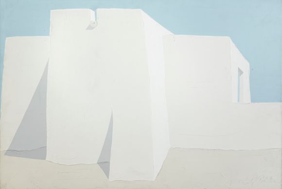 Bonhams : Ronald A. Robles (1937-2012) Adobe 24 x 36 in. unframed