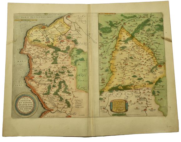Bonhams : MAPS--ORTELIUS. Northwestern France: