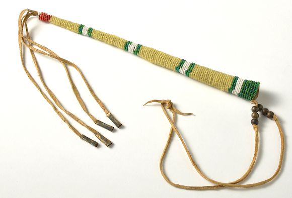 Bonhams : A Plains-style beaded awl case