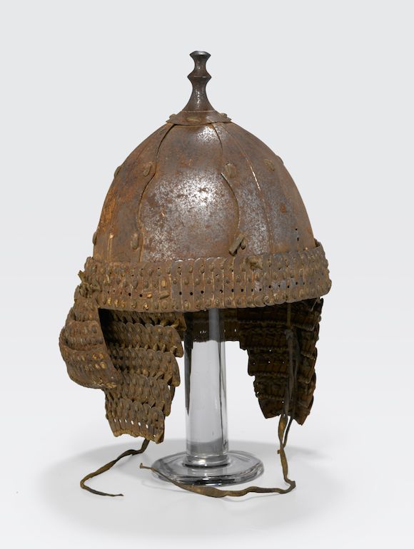Bonhams : A Tibetan helmet Qing dynasty