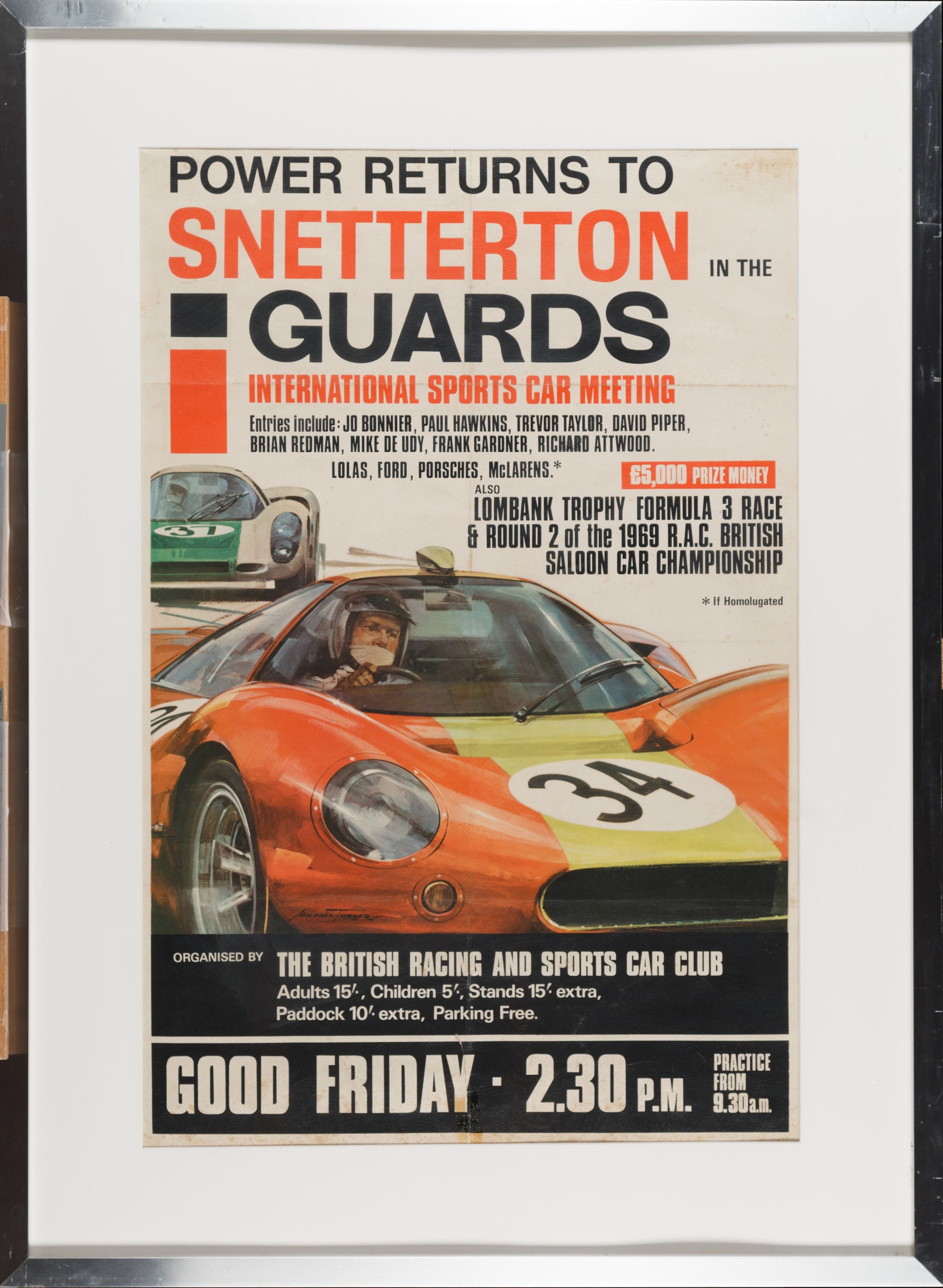 Bonhams Cars : A group of British motor racing posters