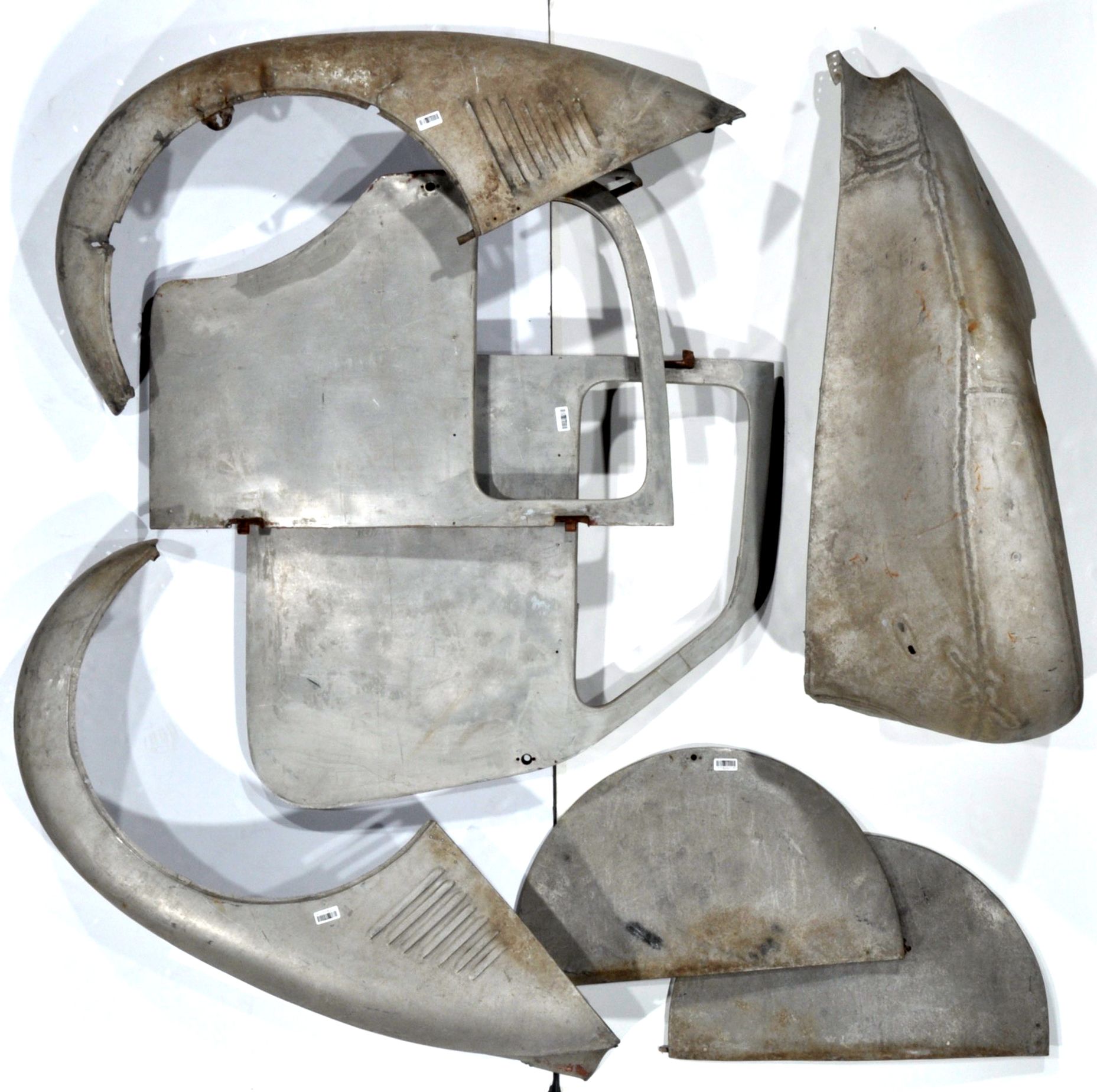 Bonhams Cars : Two right side doors, two front fenders(left,right) two ...