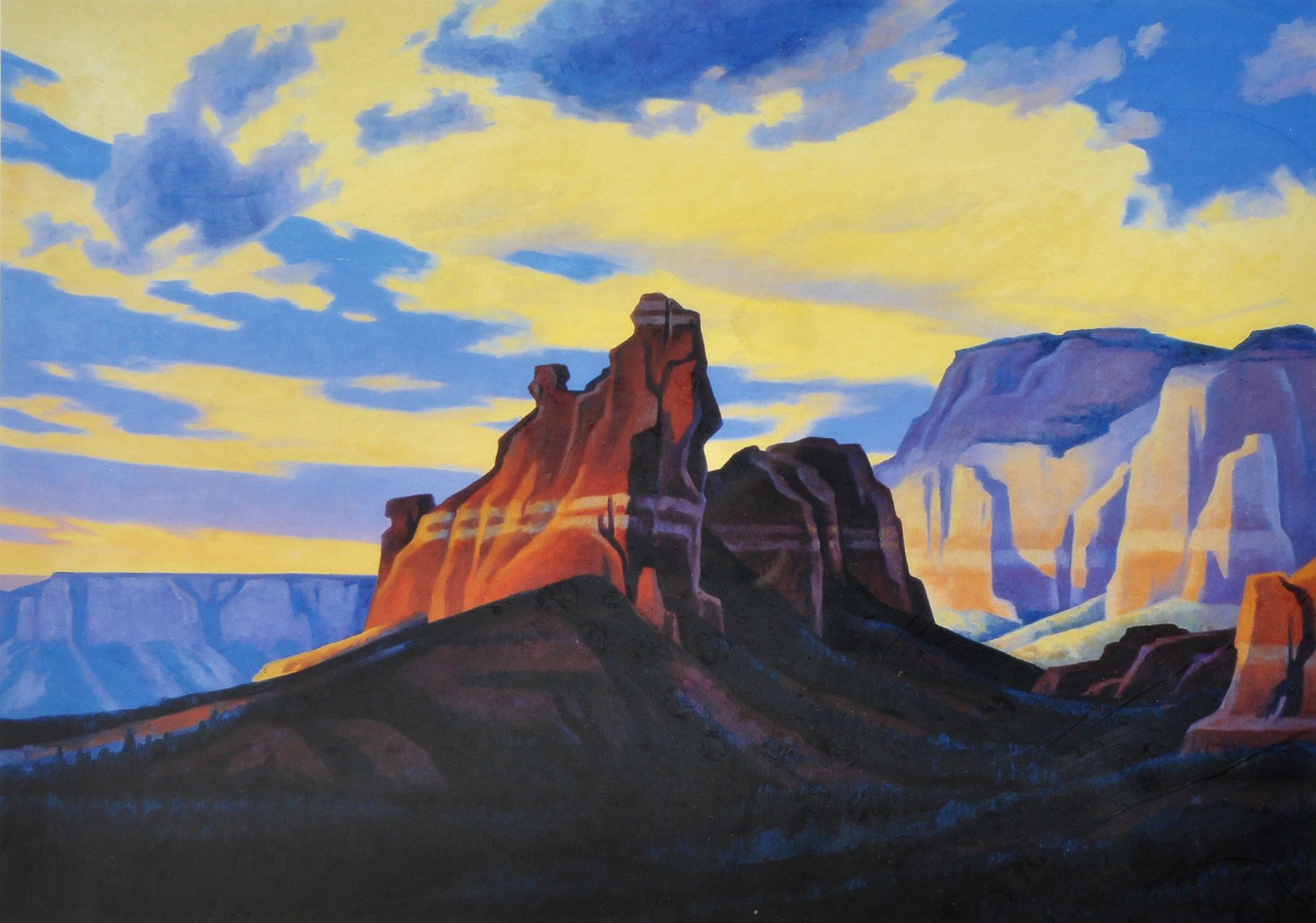 Bonhams Cars : Ed Mell "Vertical Storm Canyon de Chelly"