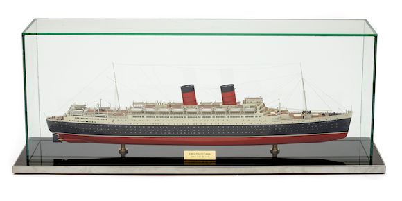 Bonhams : An exhibition standard scale model of the R.M.S. Mauretania ...