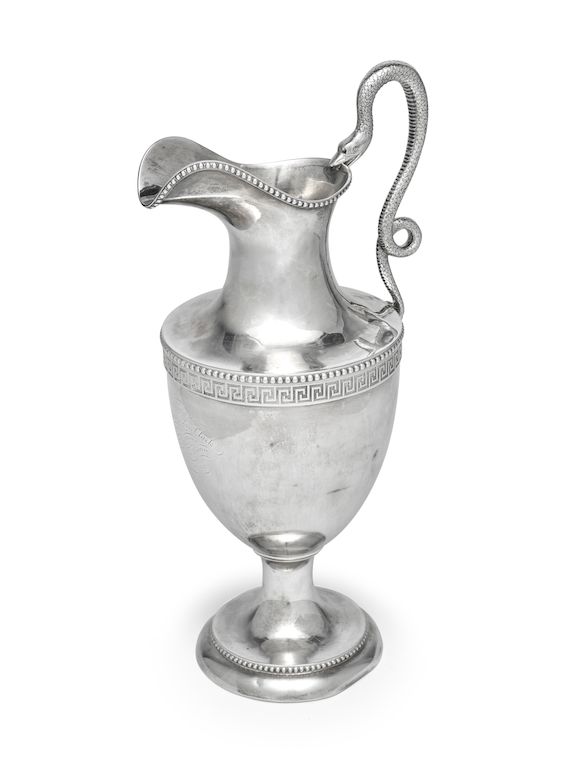 Bonhams : An American coin silver presentation pitcher of Civil War ...