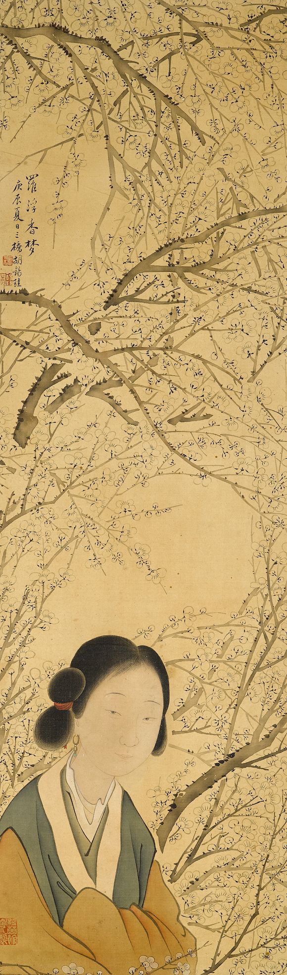Bonhams : Hu Xigui (1839-1883) Fragrant Dreams of Luofu, 1880