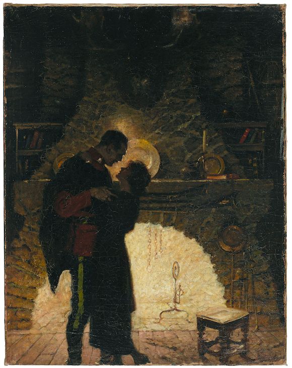 Bonhams : Dean Cornwell (1892-1960) Illustration for The River's End 35 ...