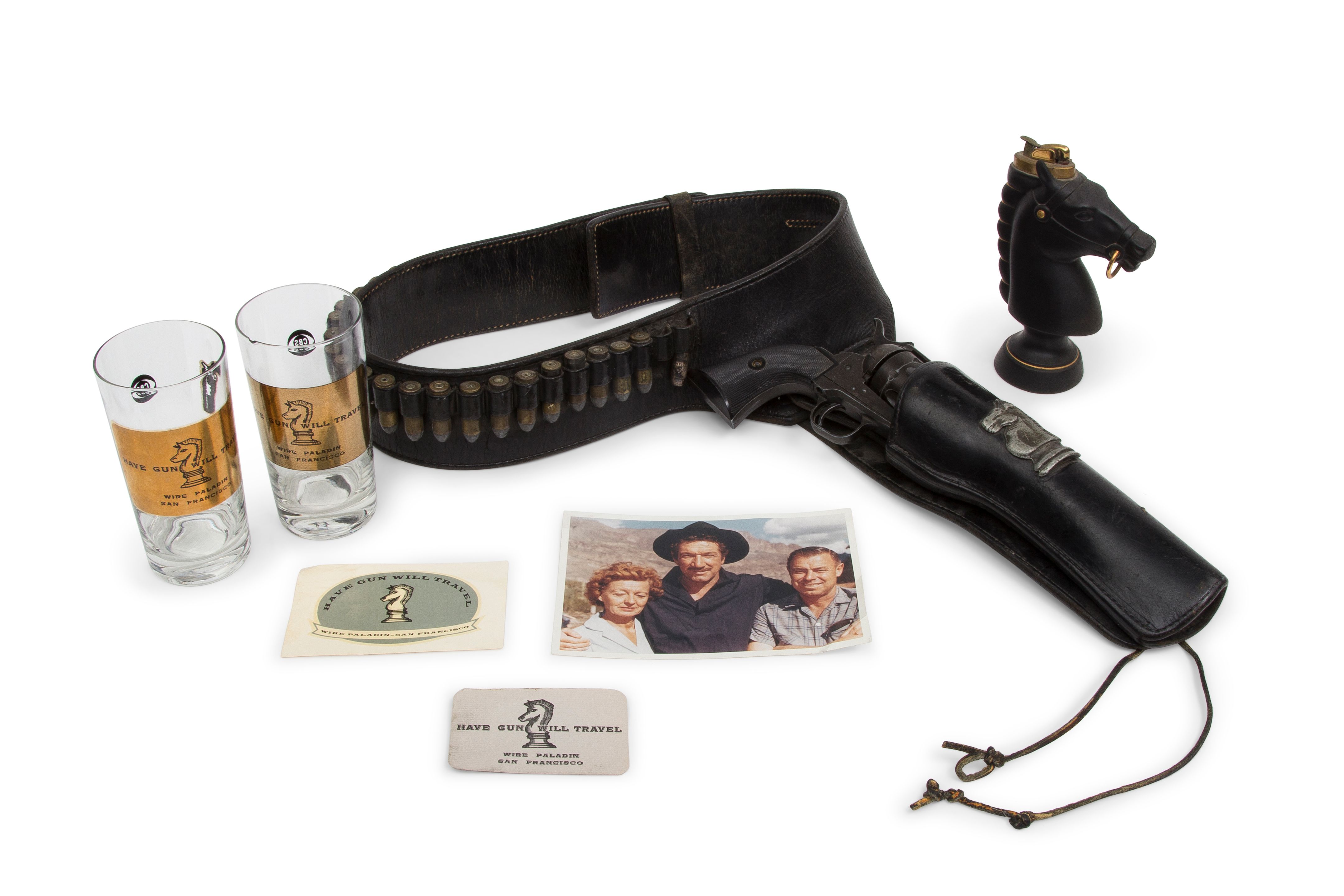 Bonhams : A prop .45 pistol and gunbelt from Have Gun - Will Travel ...