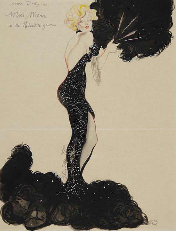 Bonhams : A Theodora Van Runkle costume design for The Best Little ...