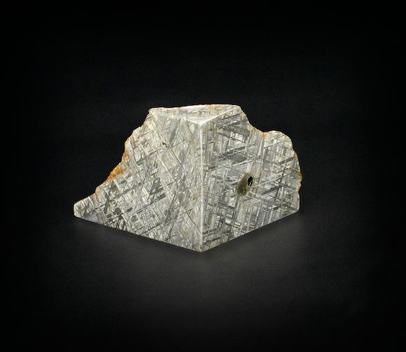 Bonhams : Muonionalusta: Etched Meteorite with Rare Inclusion