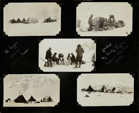 Bonhams : ALASKA: FIRST ASCENT OF MOUNT LOGAN.